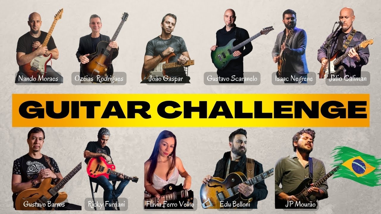 10 Pro Guitar Solos |Guitar Solo Challenge (Brazil) - YouTube
