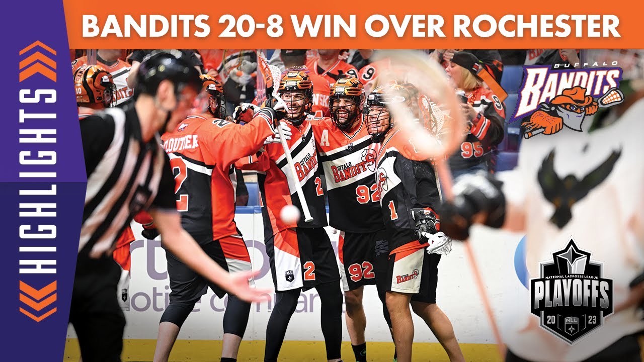Buffalo Bandits Beat Knighthawks 20-8 in Quarterfinals Round! | Full ...