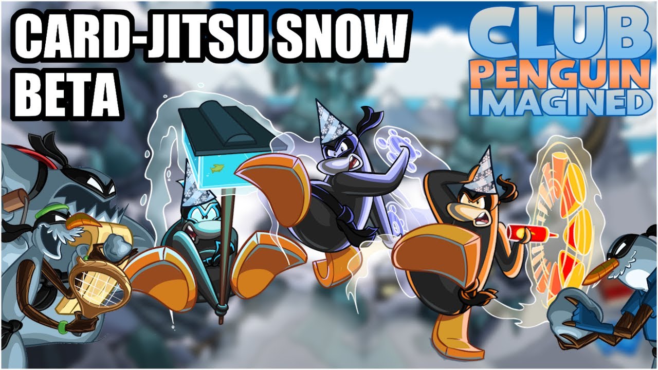 Club Penguin Imagined - Card-Jitsu Snow Beta (No Commentary) - YouTube