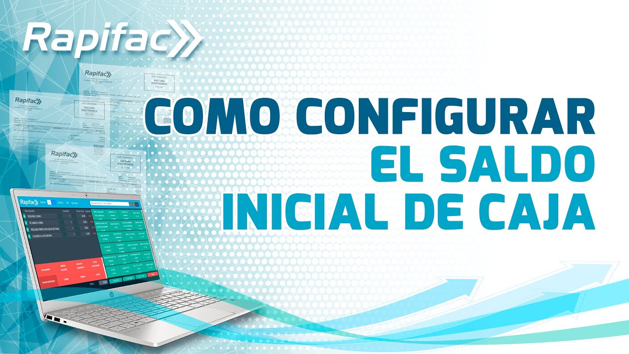 COMO CONFIGURAR EL SALDO INICIAL DE CAJA - YouTube