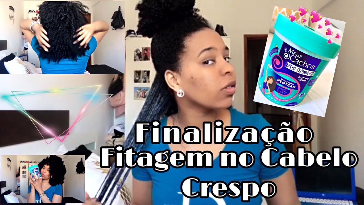 Finalização / Fitagem no cabelo crespo #SYCRESPA - YouTube
