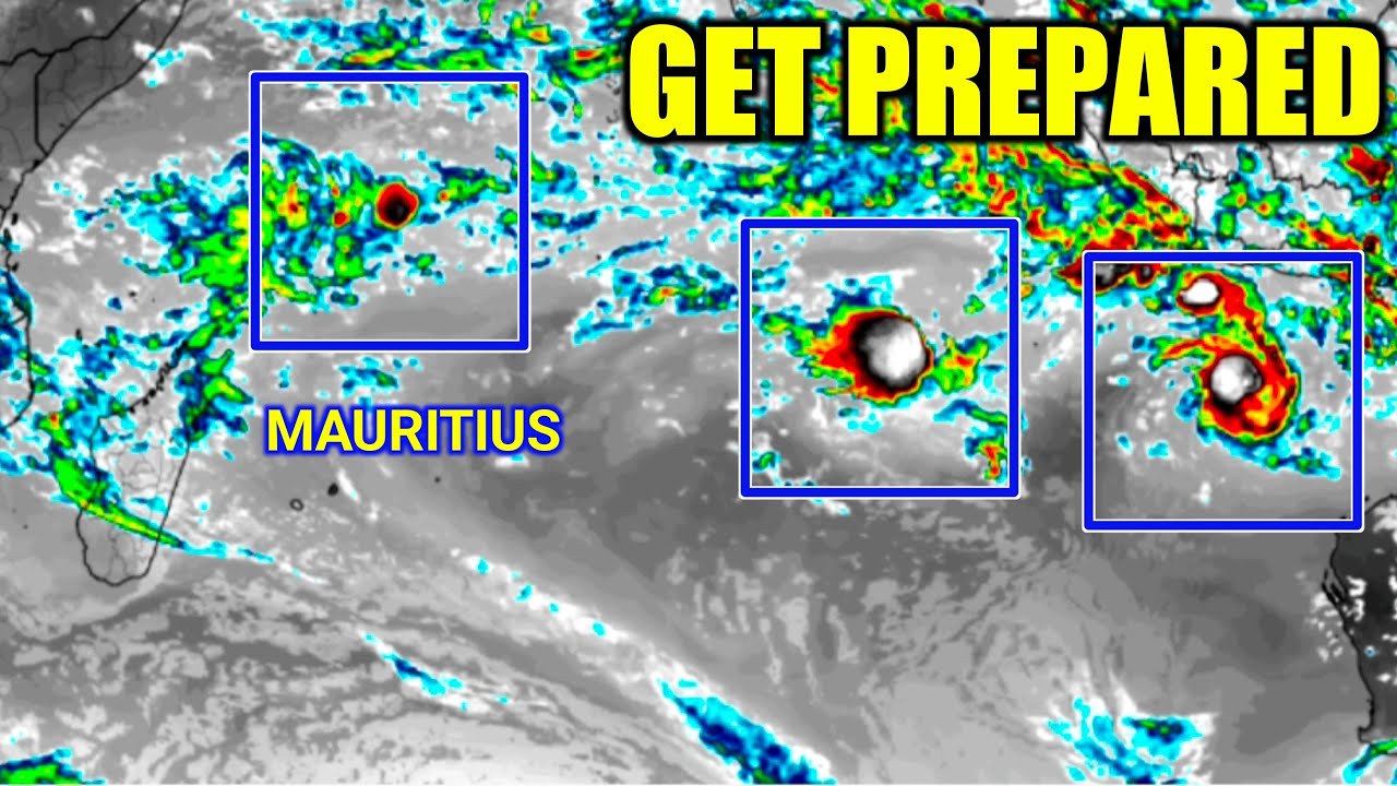 More Heavy Rains And Strong Cyclones Can Develop Around Mauritius - YouTube