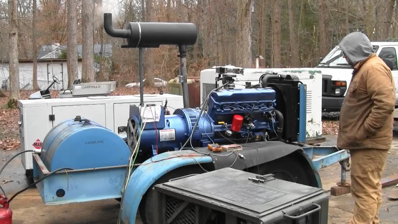Chrysler Slant 6 Generator Gets Holley Sniper EFI Pt.2 FIRST LOAD TEST ...