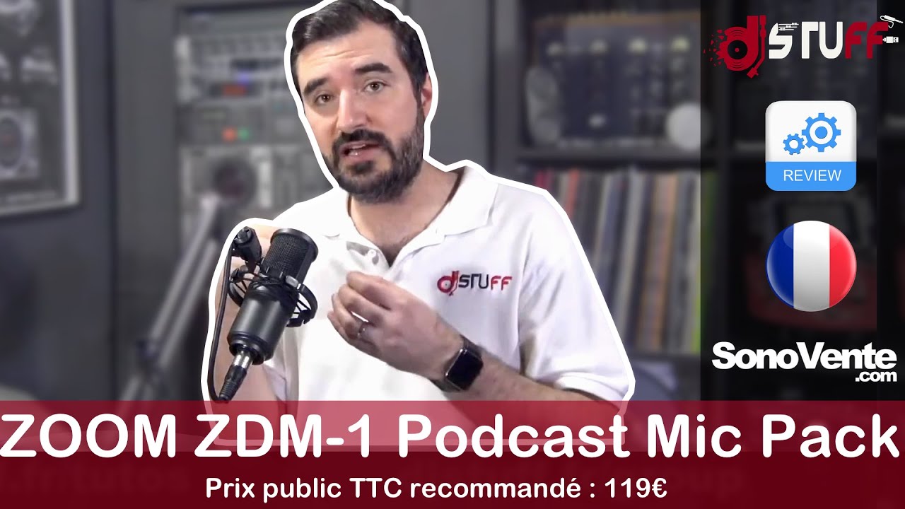 Zoom ZDM-1 Podcast Mic Pack 🇫🇷 ( English in description ) - YouTube