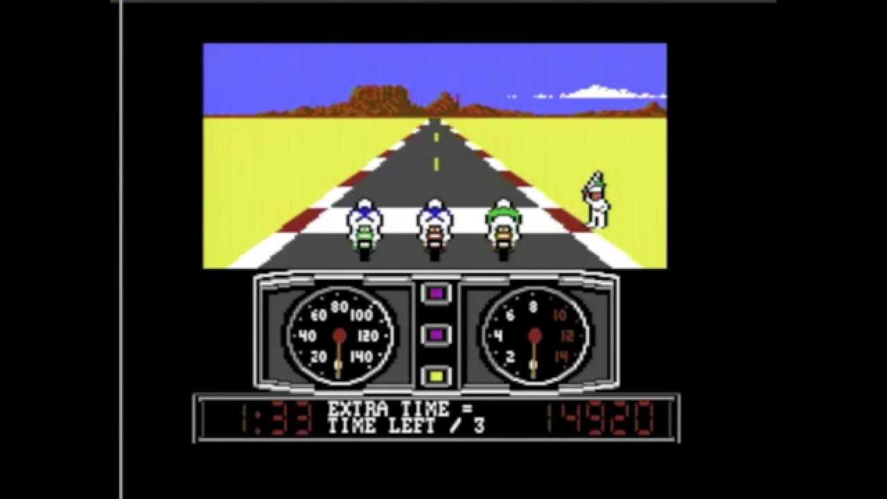 Cool and Unusual Games: Super Cycle (Commodore 64) Review - YouTube