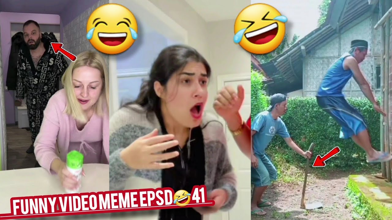 FUNNY VIDEO MEMES EPSD 41😂videos lucu ngakak hiburan di bulan desember ...