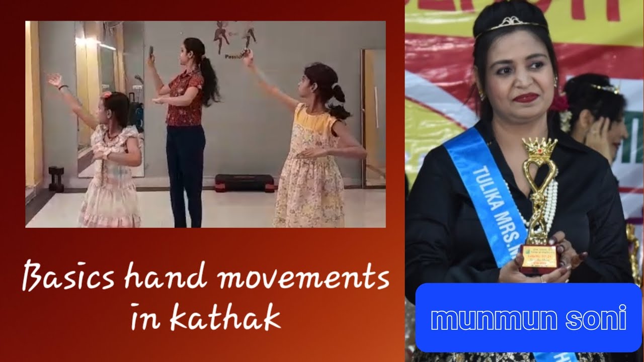 Basics hand movements in kathak 😍 | tutorial | #dance #tutorial #basic - YouTube