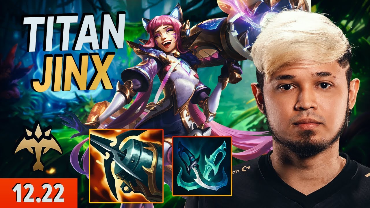 TITAN CARREGANDO FULL DE JINX! - RED TitaN jogando de Jinx ADC vs ...