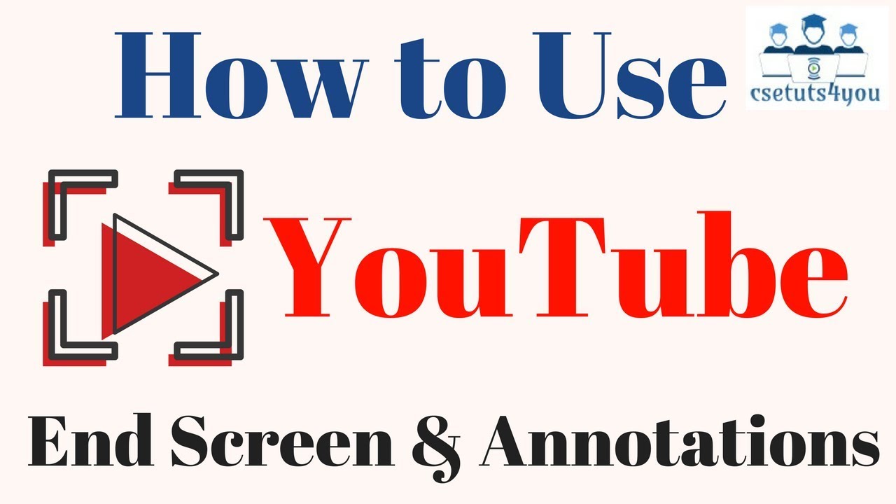 How to Use YouTube End Screen Feature Easy Way.. - YouTube