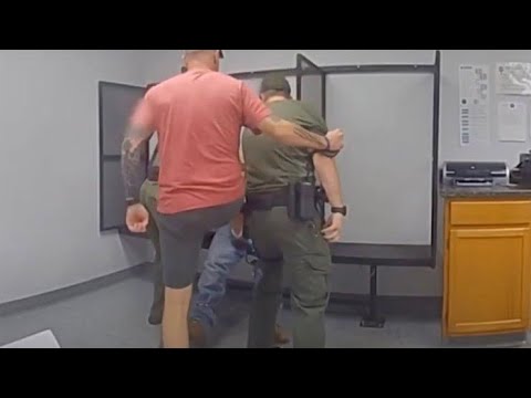 Sheriff kicks man in the Groin