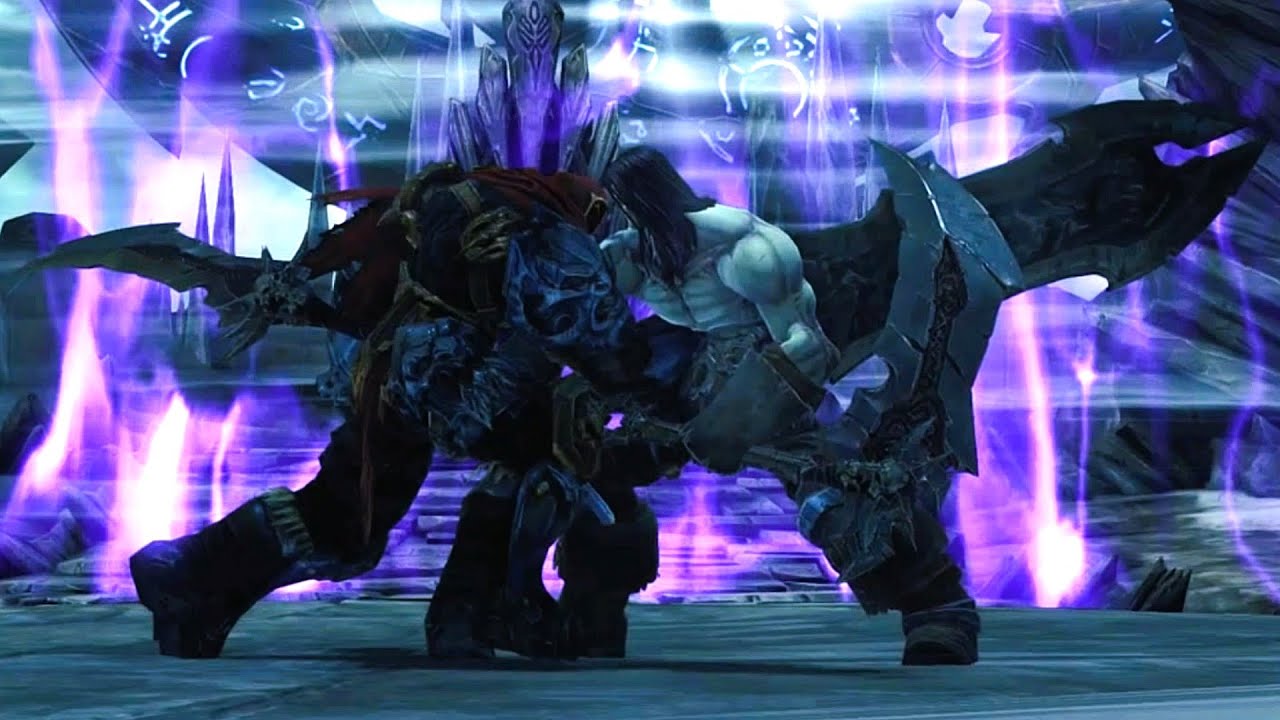 Darksiders 2 - Death vs War Full Fight - YouTube