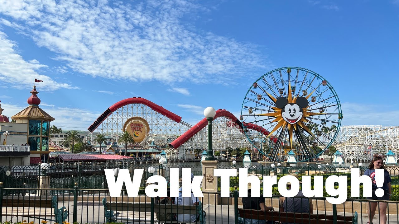 Disney California Adventure Walk Through - YouTube