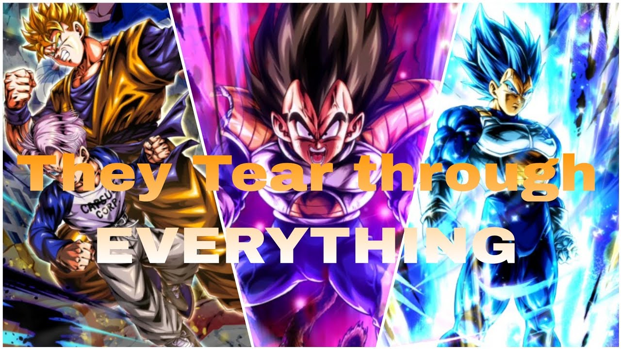 Blast based vegeta clan destroying the Meta in Dragonball Legends - YouTube