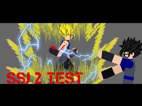 animaciones cortas PT 3 / Ssj 2 test / Ken_Anims_23 / stick nodes pro ...