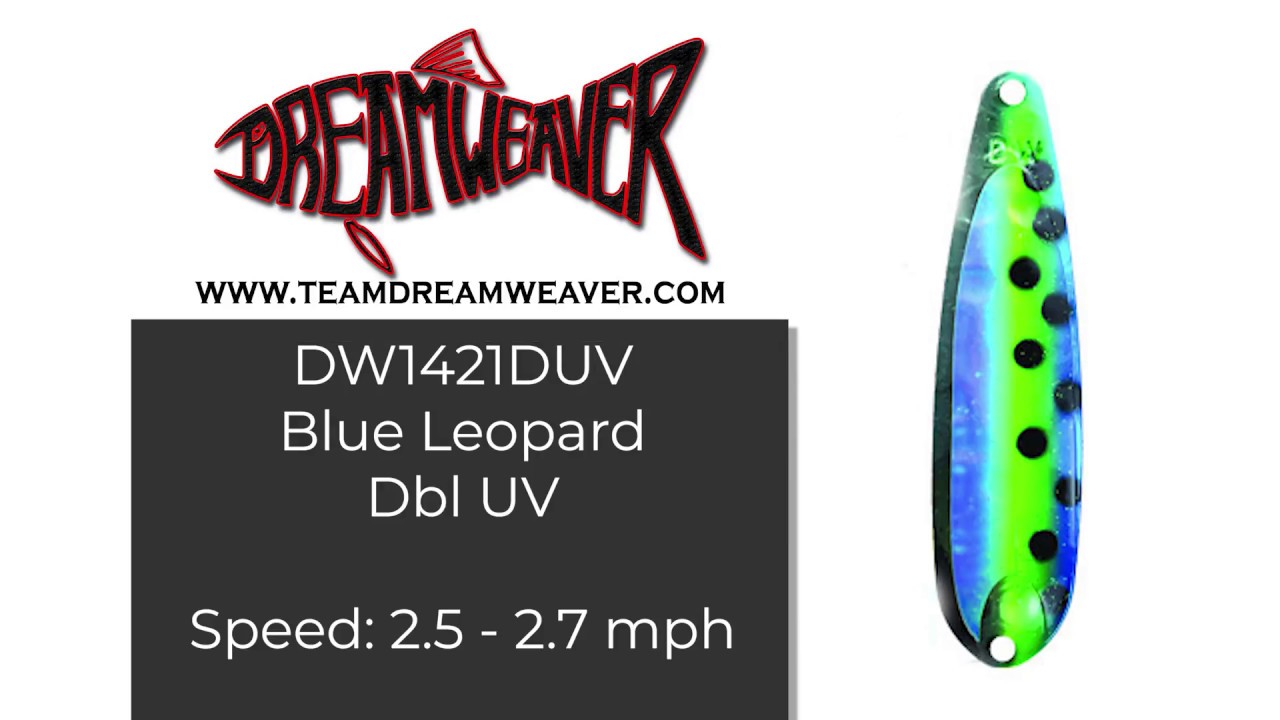 REVIEW - Dreamweaver Fishing Spoon, Salmon Trolling Speed 2.5 - 2.7mph - YouTube