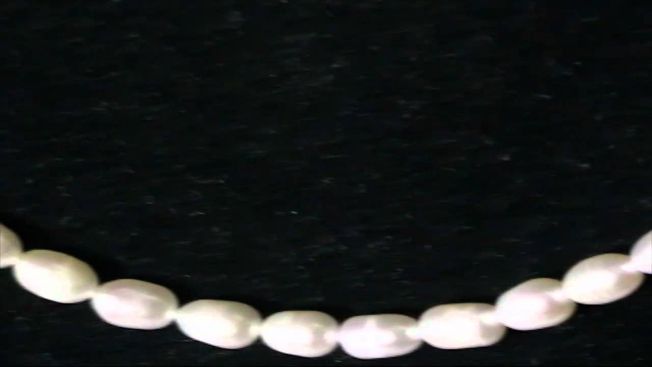 Bijuterii handmade - Colier din perle albe de cultura - YouTube