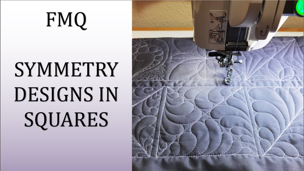 Free motion quilting tutorial –Symmetry in quilting #2 – symmetry-based ...