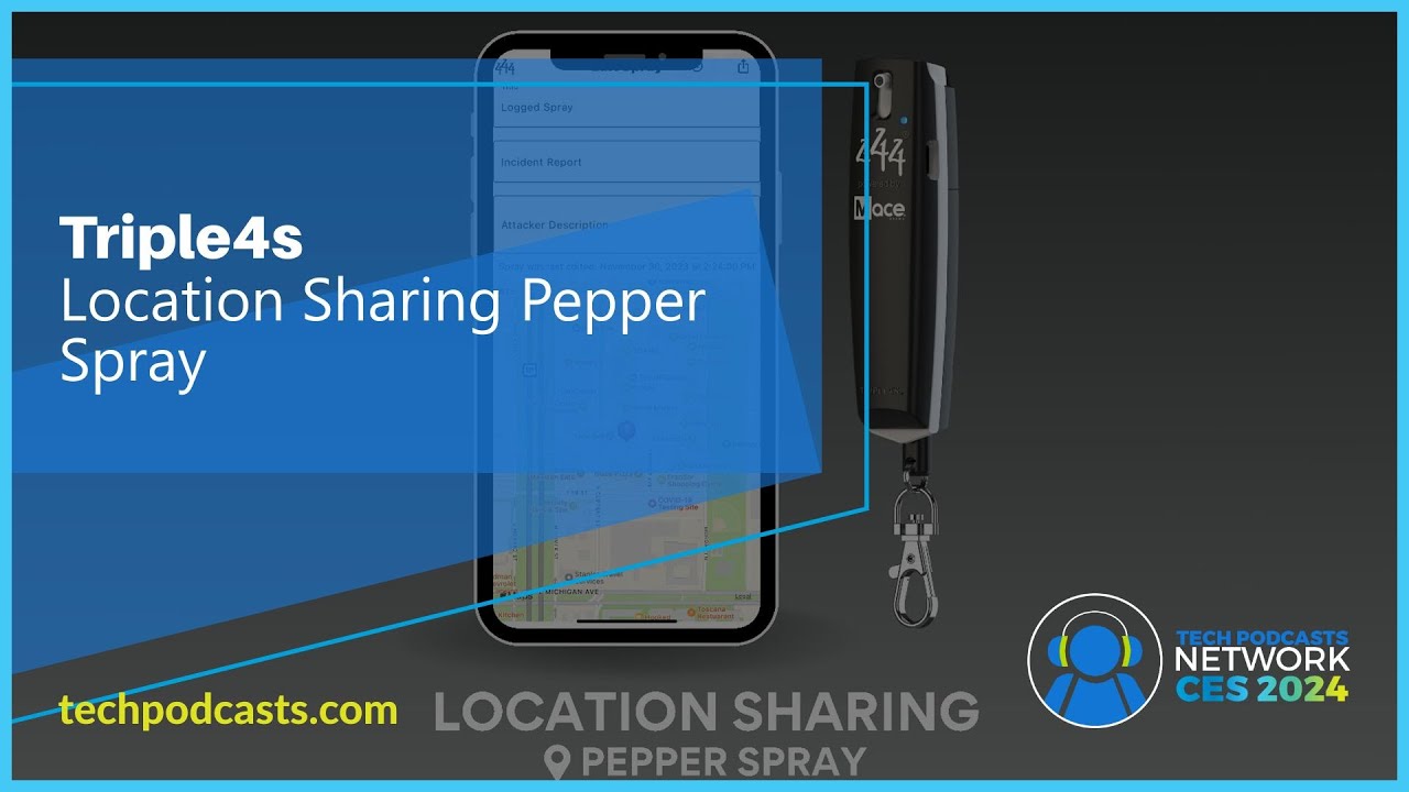 Triple4s smart pepper spray: Revolutionizing self-defense @ CES 2024 ...