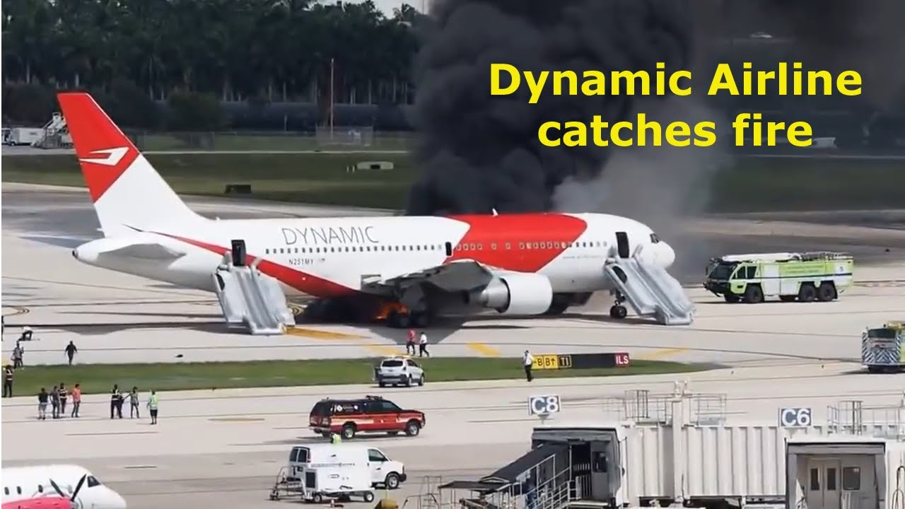 Dynamic Airways Flight 405 Fire & Evac - YouTube