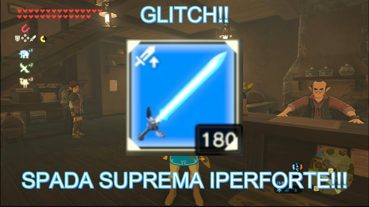 Ottenere la spada suprema iperforte glitch zelda breath of the wild ...