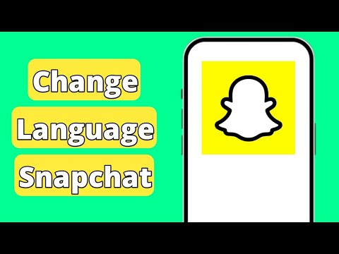 How to Change Language in Snapchat (2024) - YouTube