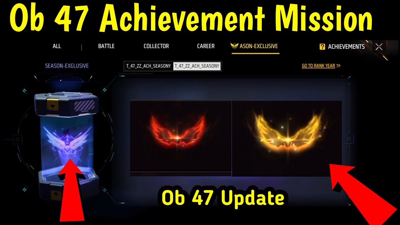 Ob 47 Achievement Mission Free Fire | New Ob 47 Achievement Mission ...