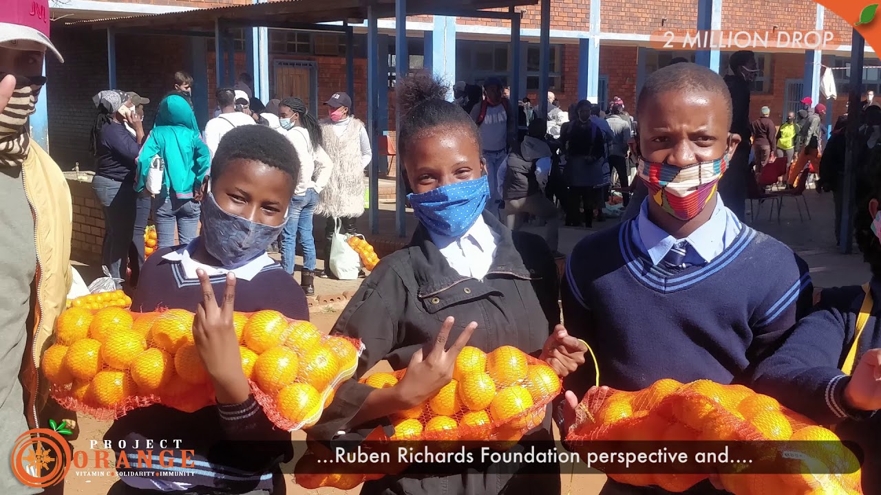 2 million oranges delivered! PROJECT ORANGE - Ruben Richards Foundation ...