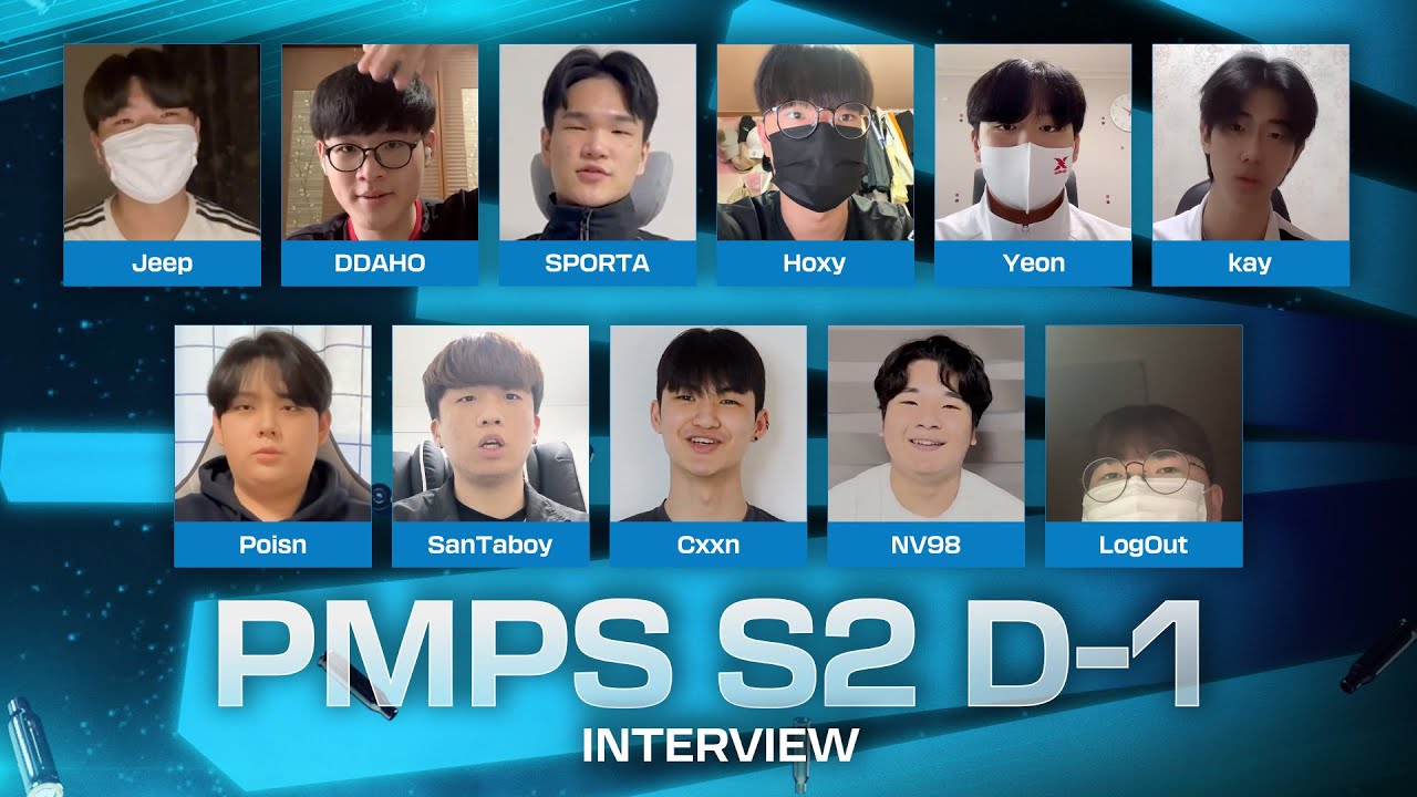 PMPS 2023 SEASON 2 l D-1 INTERVIEW l PUBGM ESPORTS KR - YouTube