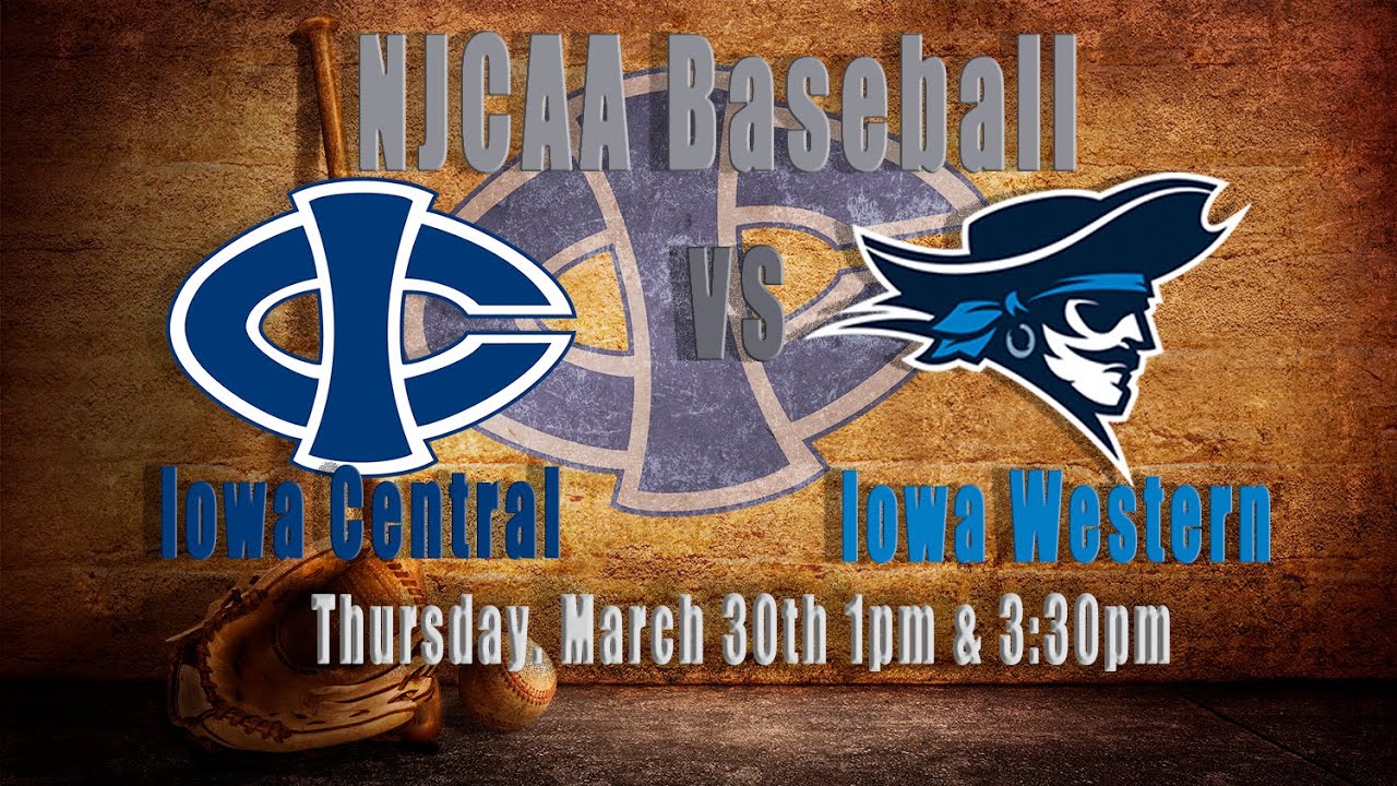 Iowa Central Baseball: Triton vs Iowa Western Reivers (3/30/2023) - YouTube