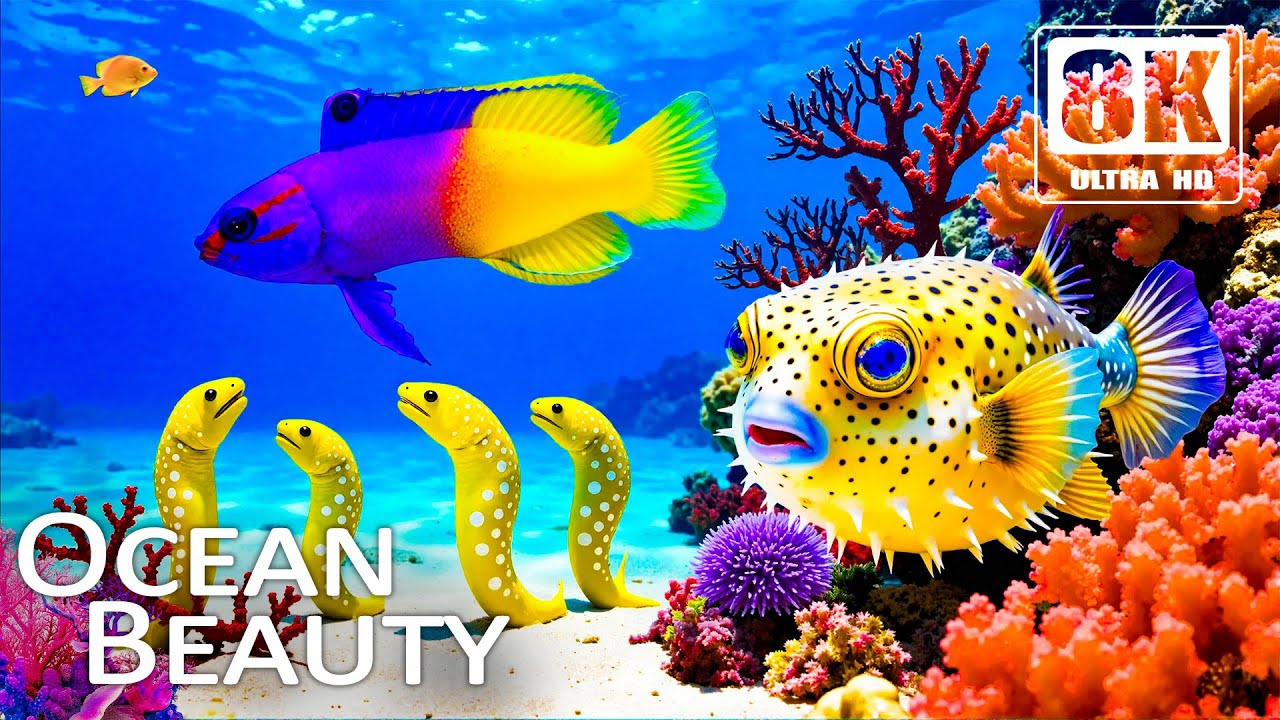 Aquarium 8K Ultra HD – Vibrant Coral Reef Fish & Soothing Ocean ...