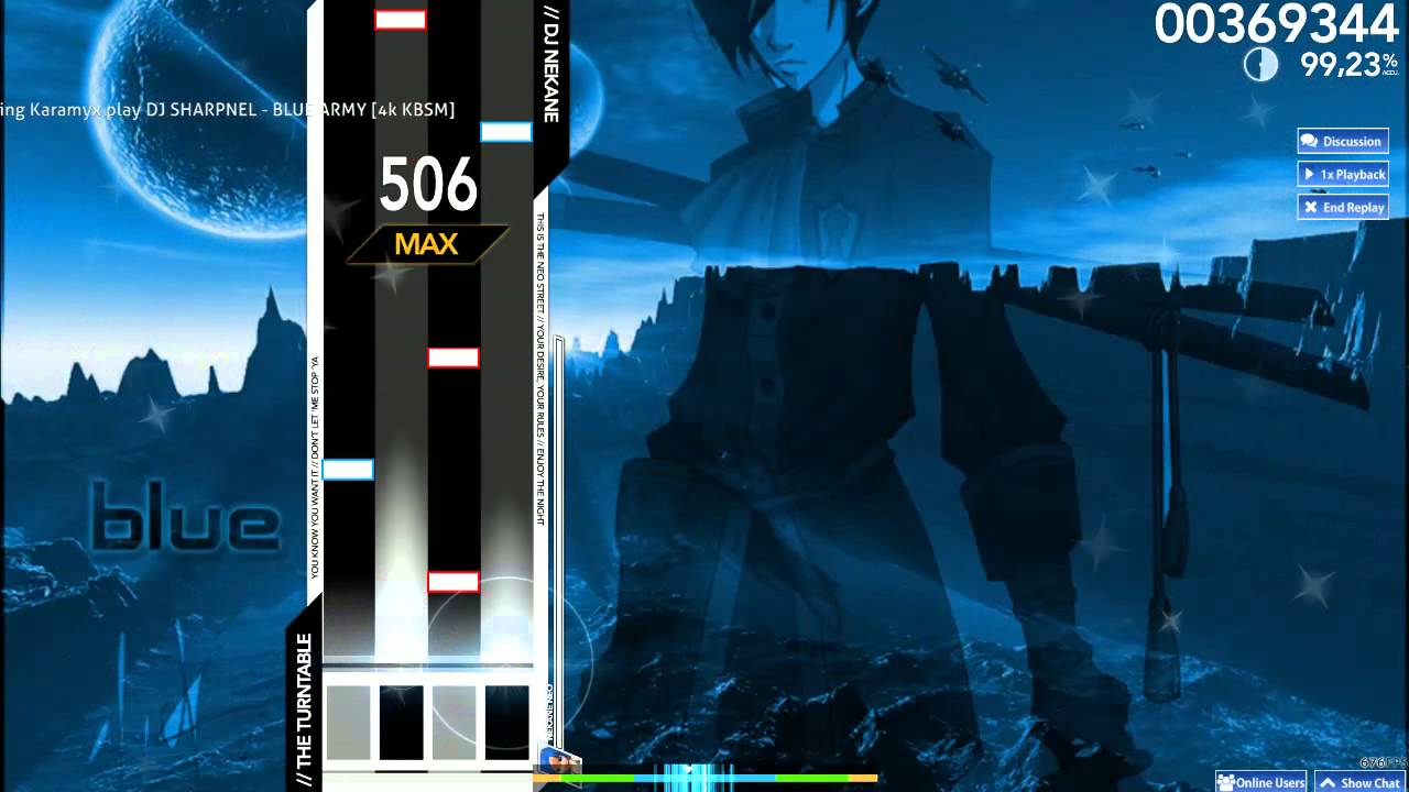 Osu!Mania DJ Sharpnel - BLUE ARMY [4K KBSM] 98,87% - YouTube