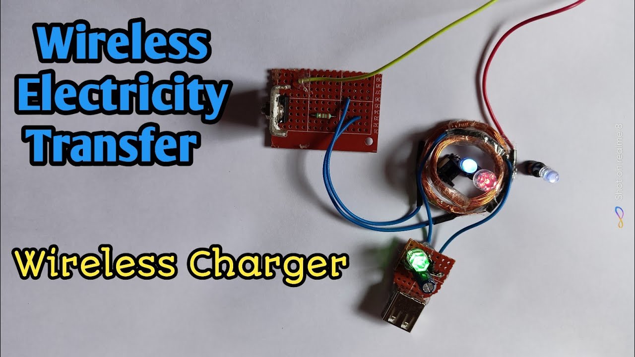How To Make Wireless Charger | Wireless Electricity Transfer | Nikola ...