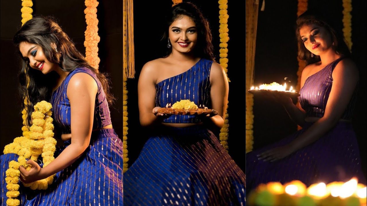 Prema entha madhuram serial heroine anu (varsha) deepavali special ...