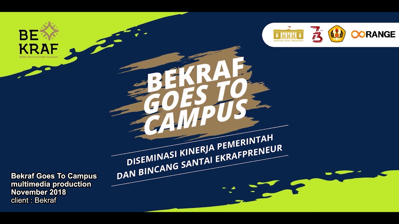 2018. BEKRAF GOES TO CAMPUS - YouTube