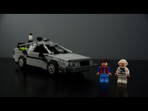 Custom Lego DeLorean Time Machine - YouTube