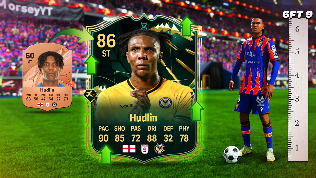 6ft 9 Hudlin is UNSTOPPABLE in FC 25!! 🤯 - YouTube