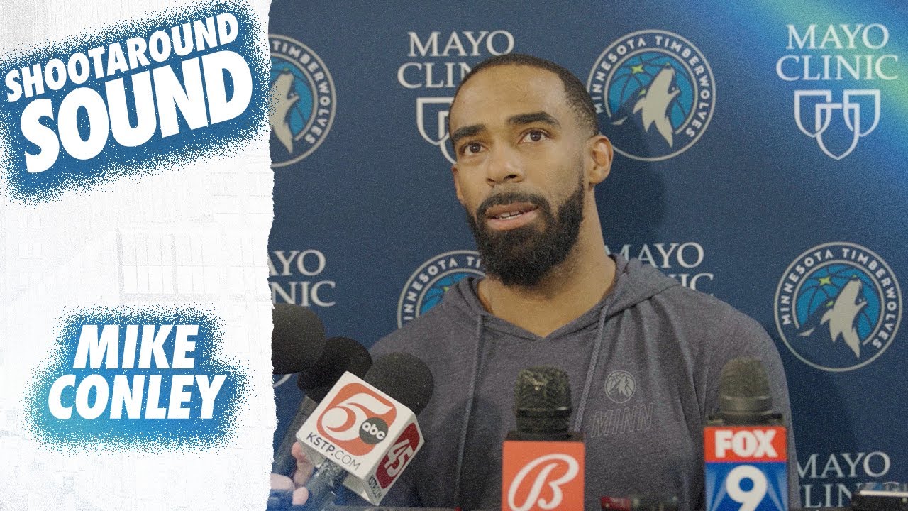 “Go Out There And Hoop And Have Fun.” Mike Conley Shootaround Sound ...