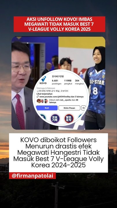 Momen Ganas Buat Kovo! Followersnya & Subscriber Menurun Karena Mega Nggak Masuk Best 7 Award ...