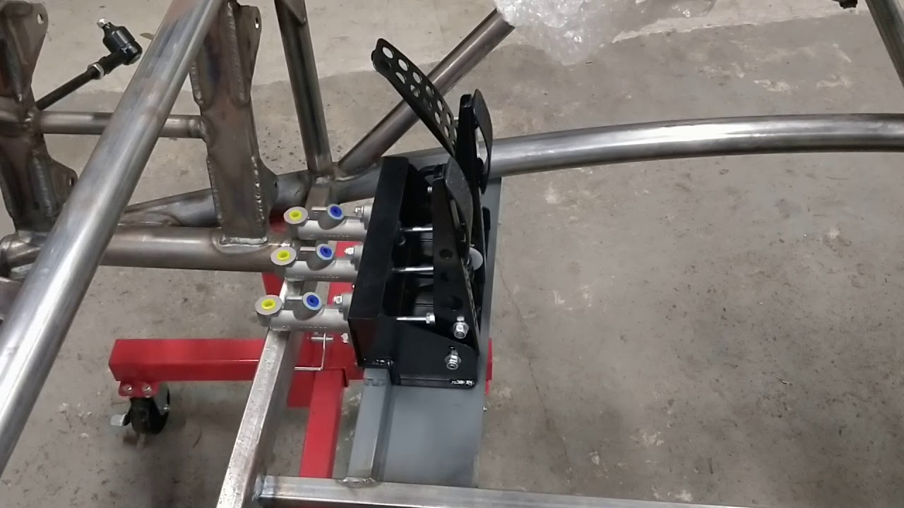 Part 3, fitted column and pedal box - YouTube