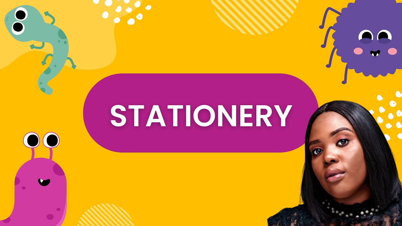 Learn Stationery Words | Pronunciation for Kids | Elocution & Speaking ...