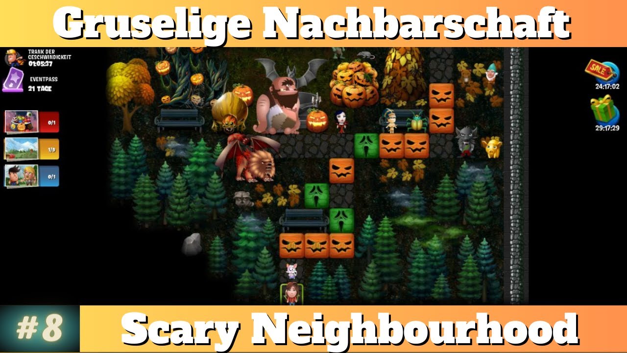 #8 | Gruselige Nachbarschaft | Scary Neighbourhood | Halloween 2023 ...
