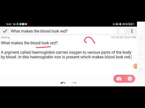 What makes the blood look red ? SCIENCE CLASS 7 CH 11 Transportation in ...