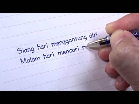 Cobalah Terka! Latihan Menulis Rapi | Menulis Bagus - YouTube