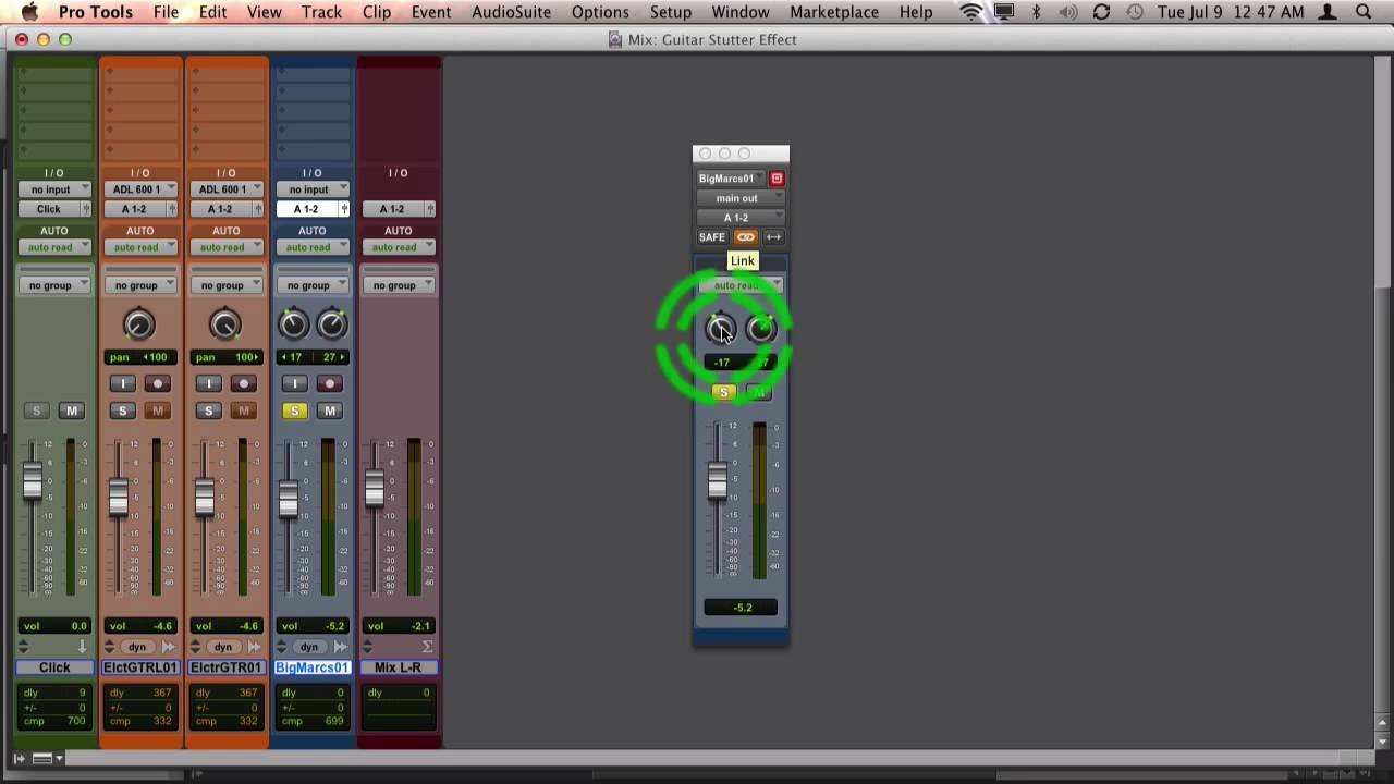 Pro Tools: Link Stereo Panners - YouTube