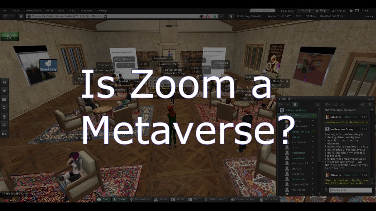 Is Zoom a Metaverse? 25 Oct 2022 - YouTube