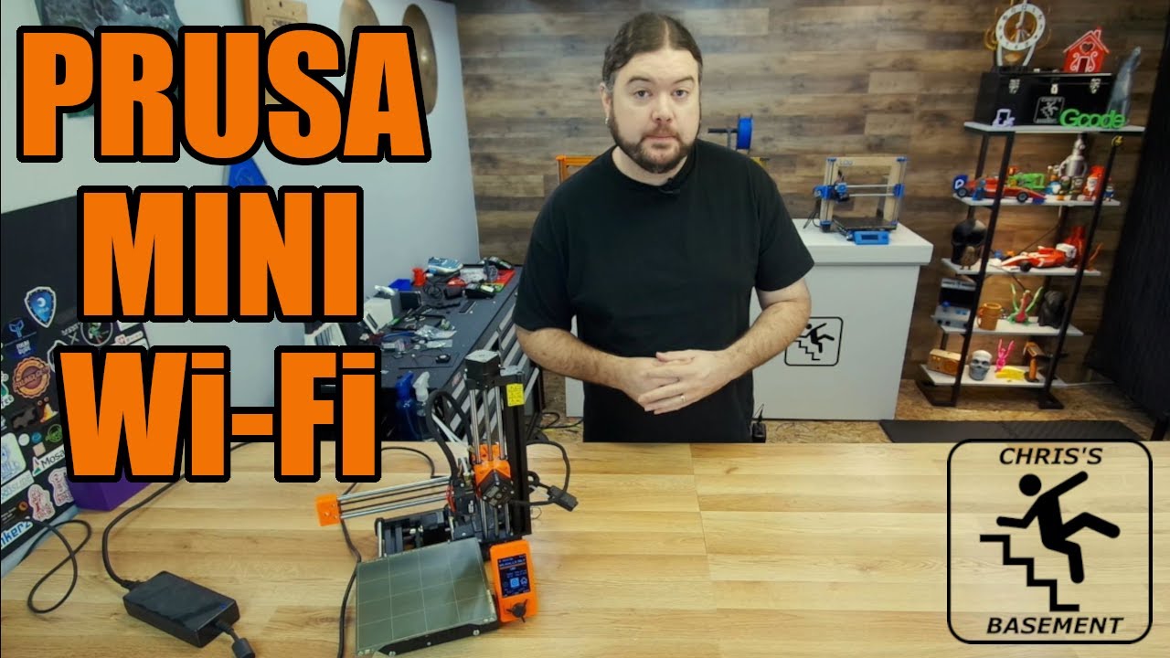 Prusa Mini - Add Wi-Fi to your Prusa!!! - Chris's Basement - 2022 - YouTube