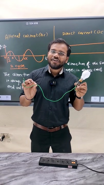 AC and DC current dekhlo guy's | physics by SKY SIR | #physics # ...