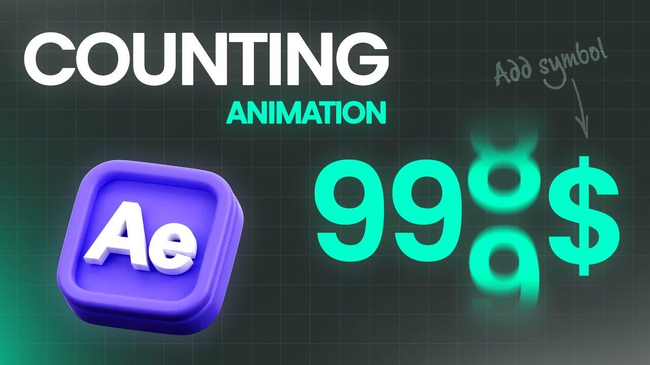Animate Numbers Like a PRO in After Effects! - YouTube