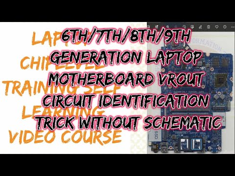 6th/7th/8th/9th Generation Laptop Motherboard Circuit Identification ...