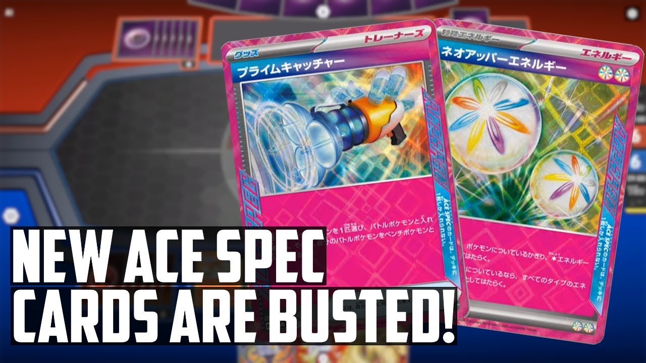 BUSTED NEW ACE SPEC CARDS! - Pokemon TCG News - Temporal Forces - Prime ...